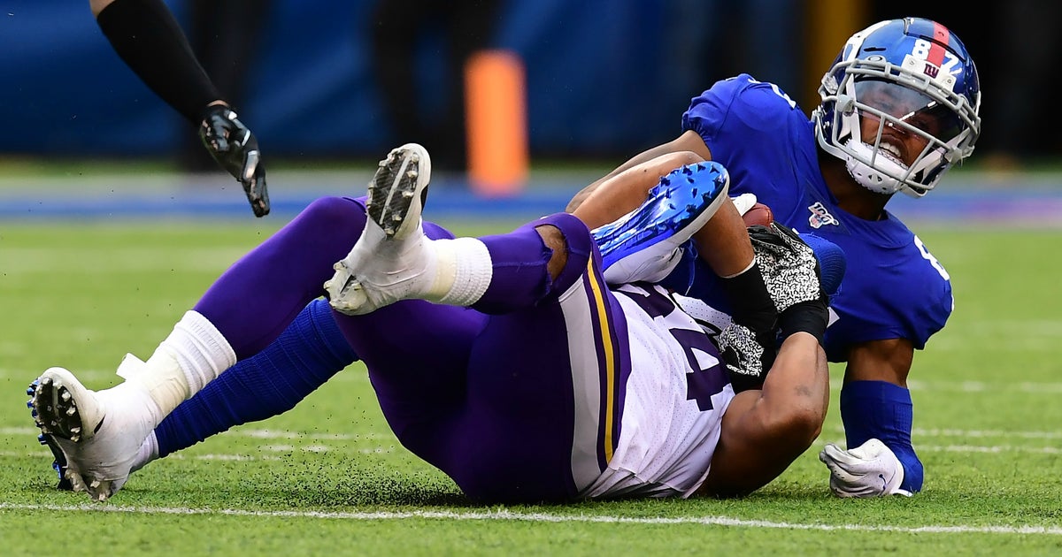 Giants Put Shepard Back In Concussion Protocol, Out Monday - CBS New York