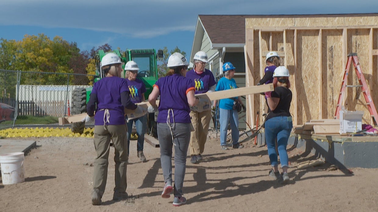Hundreds Of Women Build Homes With Habitat For Humanity - CBS Colorado