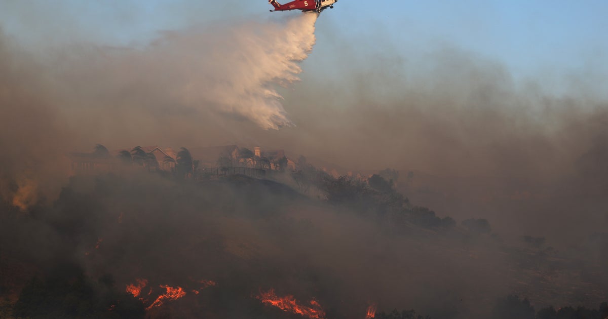 Saddle Ridge Fire 80 Percent Contained, Red Flag Warnings Issued - CBS ...