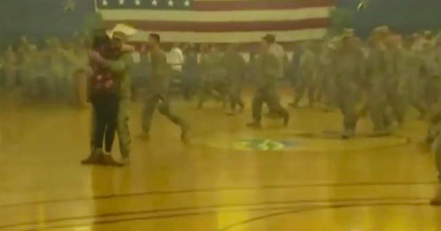 200 Fort Carson soldiers return home from deployment - CBS News