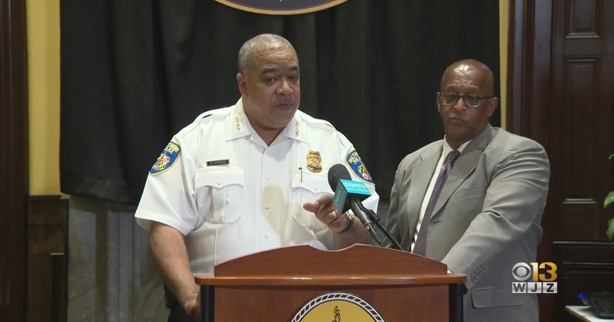 Police Commissioner Michael Harrison Address Violent Crime In Baltimore ...