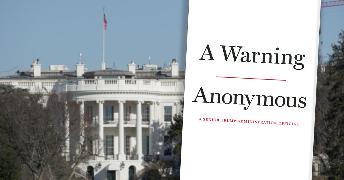 "Anonymous" is former DHS official who has openly opposed Trump - CBS News