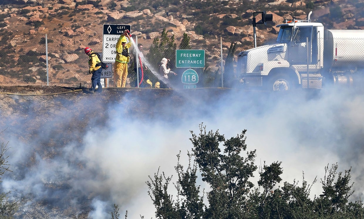 PHOTO GALLERY: Crews Battle Easy Fire In Simi Valley