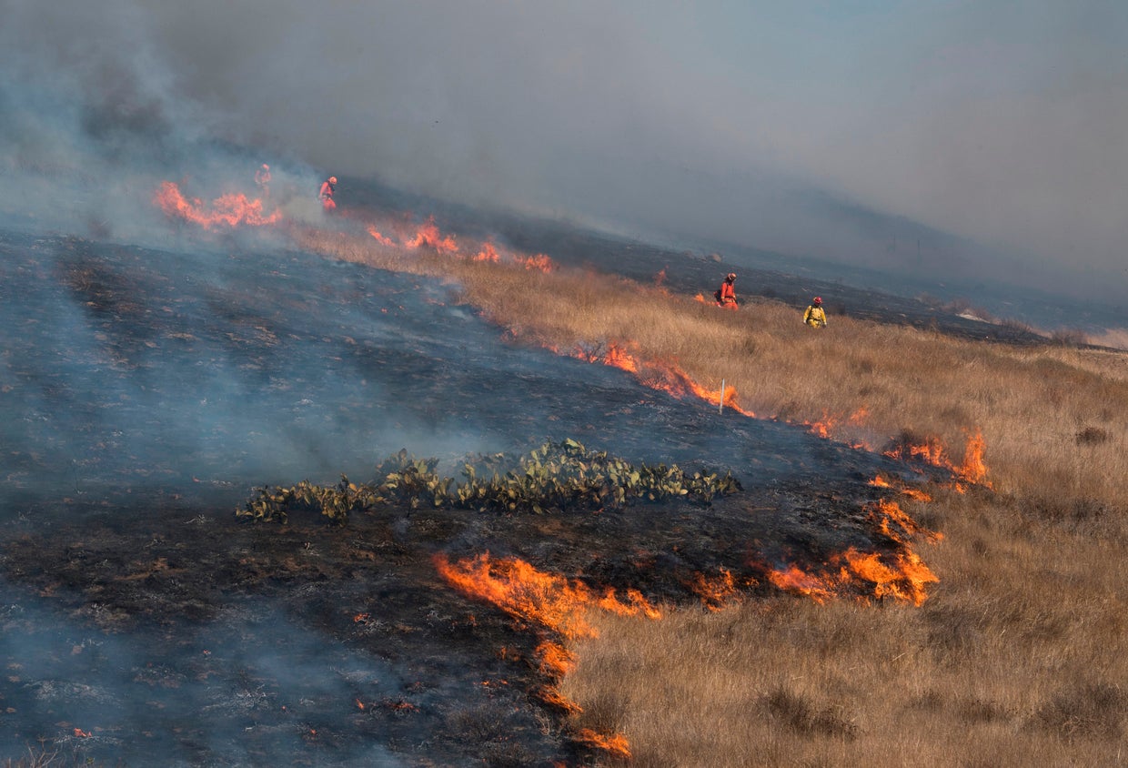 PHOTO GALLERY: Crews Battle Easy Fire In Simi Valley