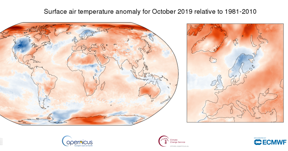 Hottest October ever: Earth just experienced its hottest October ever ...