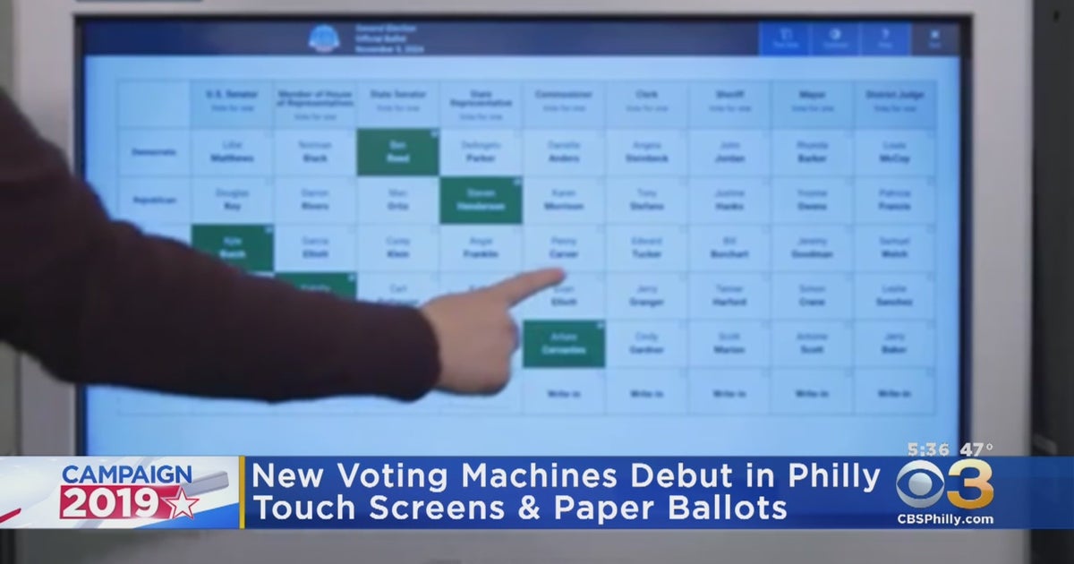 Election Day 2019: New Touchscreen Voting Machines Debut In ...