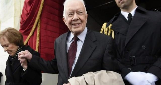 Former President Jimmy Carter hospitalized - CBS News