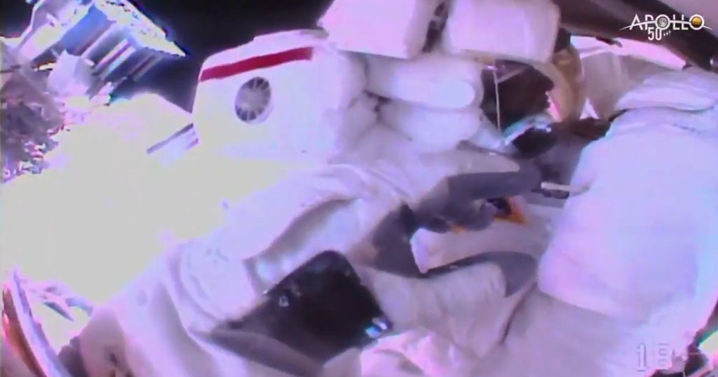 Astronauts Begin Complicated Spacewalk Series To Fix Cosmic Ray ...