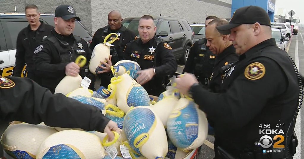 Allegheny County Sheriff's Deputies Hand Out Turkeys To Hundreds Of ...