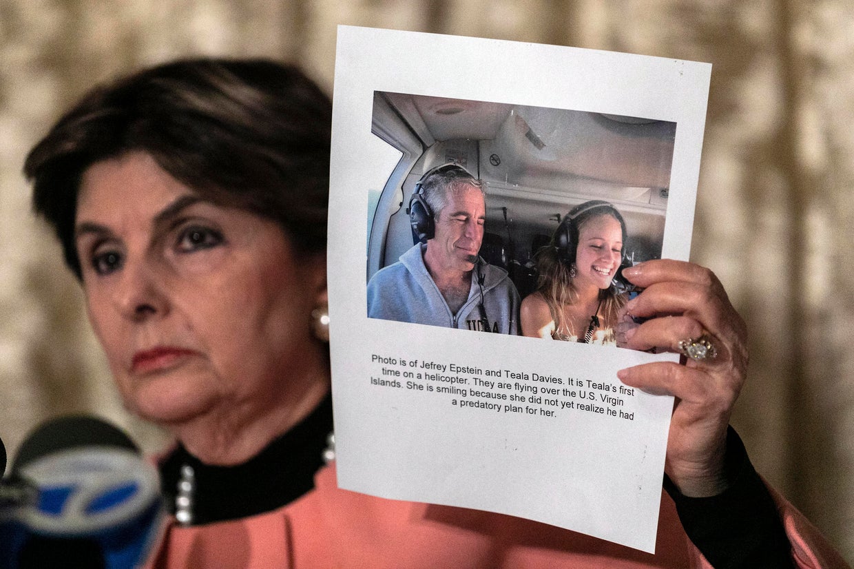 Jeffrey Epstein photo: Alleged teen victim Teala Davies seen with ...