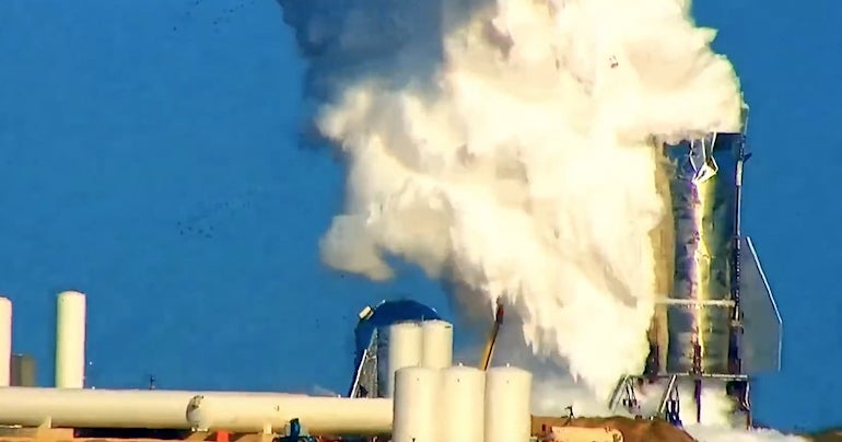 SpaceX Starship Prototype "Mark 1" Explodes During Test In Texas - CBS ...