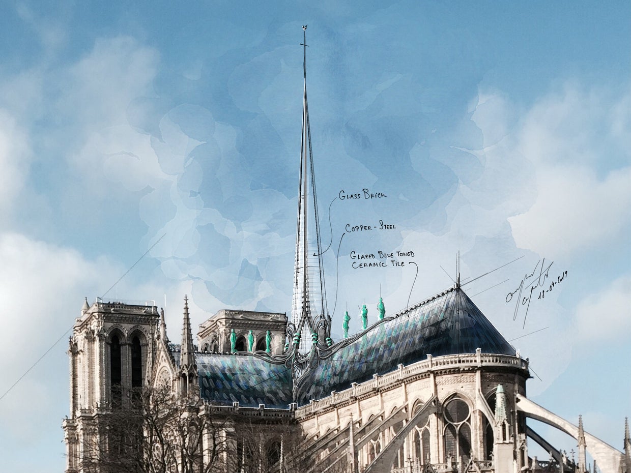 RENDERINGS: SB Architects' Concept Designs To Restore Notre Dame Cathedral