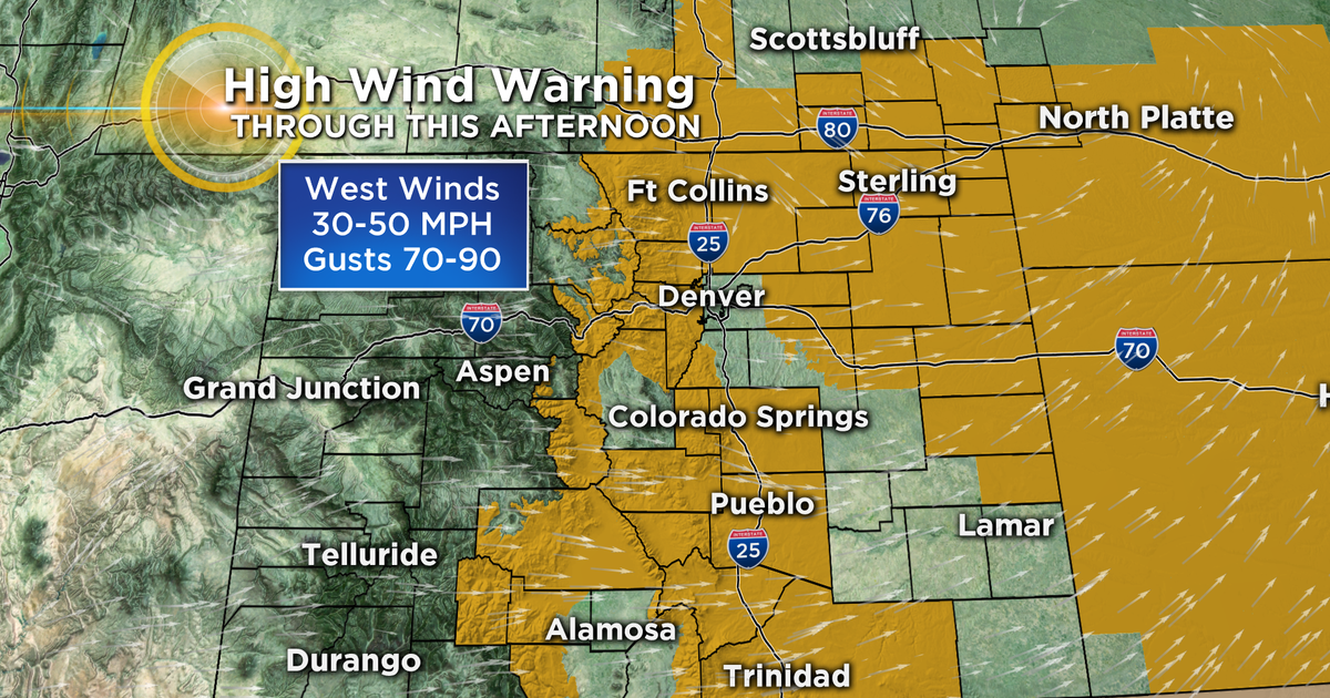 Denver Weather: Windy At Times With Blowing Snow In Some Areas - CBS ...