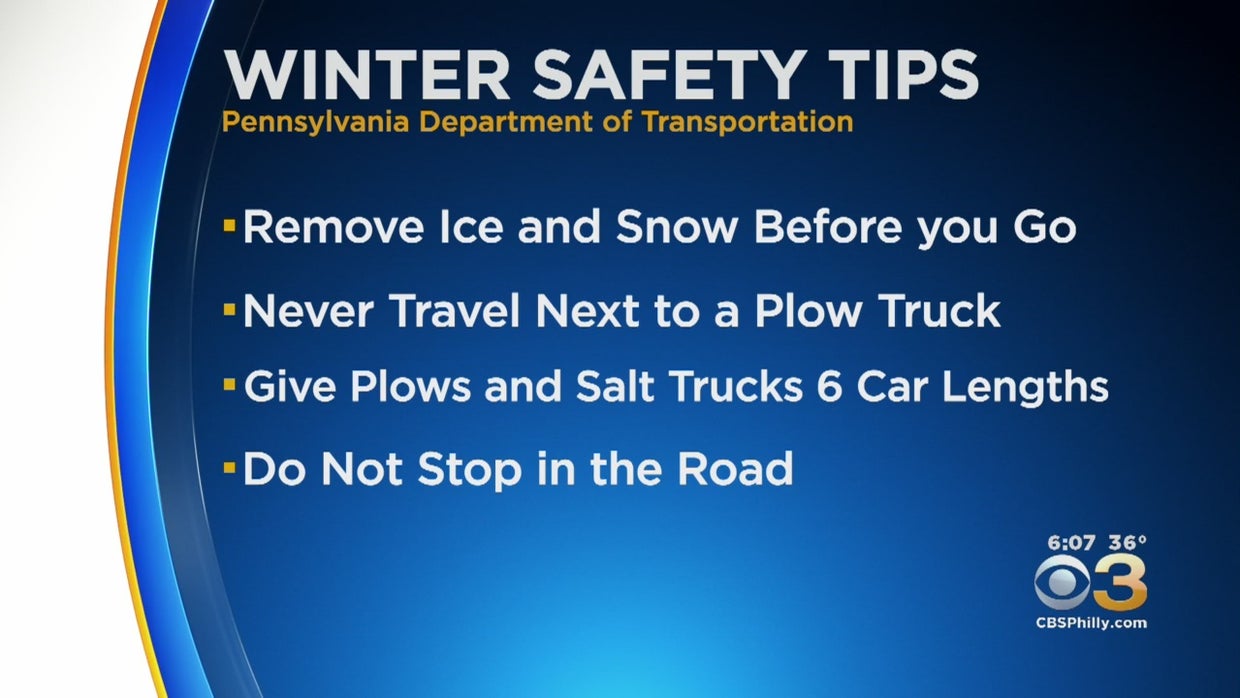 PennDOT Issues Safety Tips For Drivers Traveling Through Winter Weather ...
