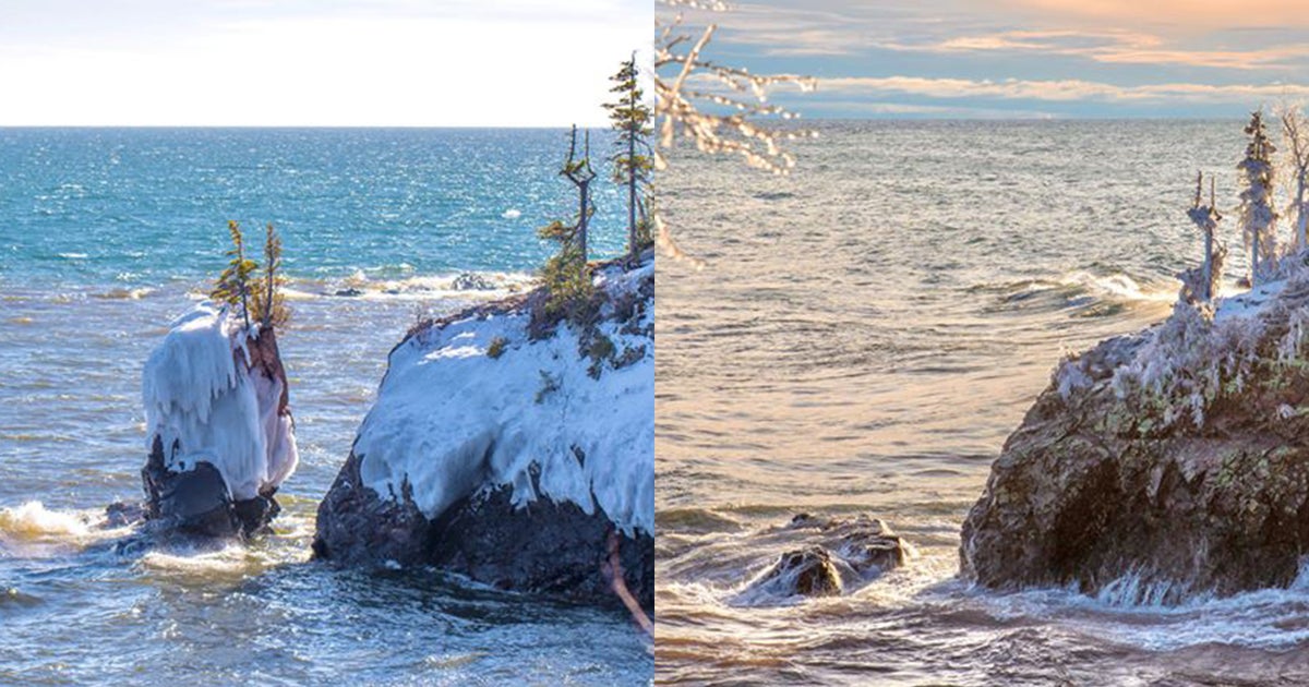 Photographer-Favorite Sea Stack On North Shore Collapses In Storm - CBS ...
