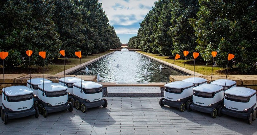 Robots Invade UT Dallas Campus, Will Deliver Food And Beverages To ...