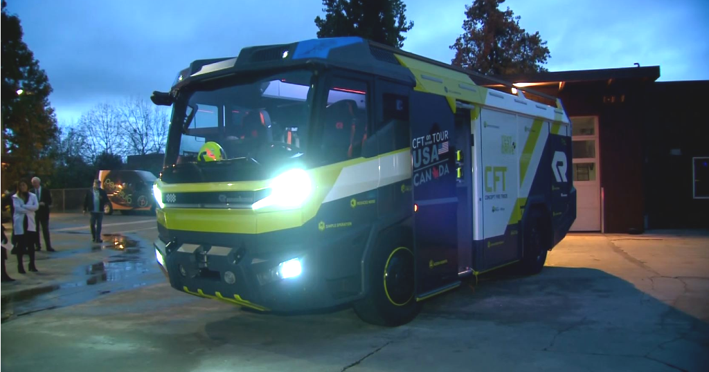 World's First All-Electric Fire Engine Unveiled By Menlo Park Fire ...