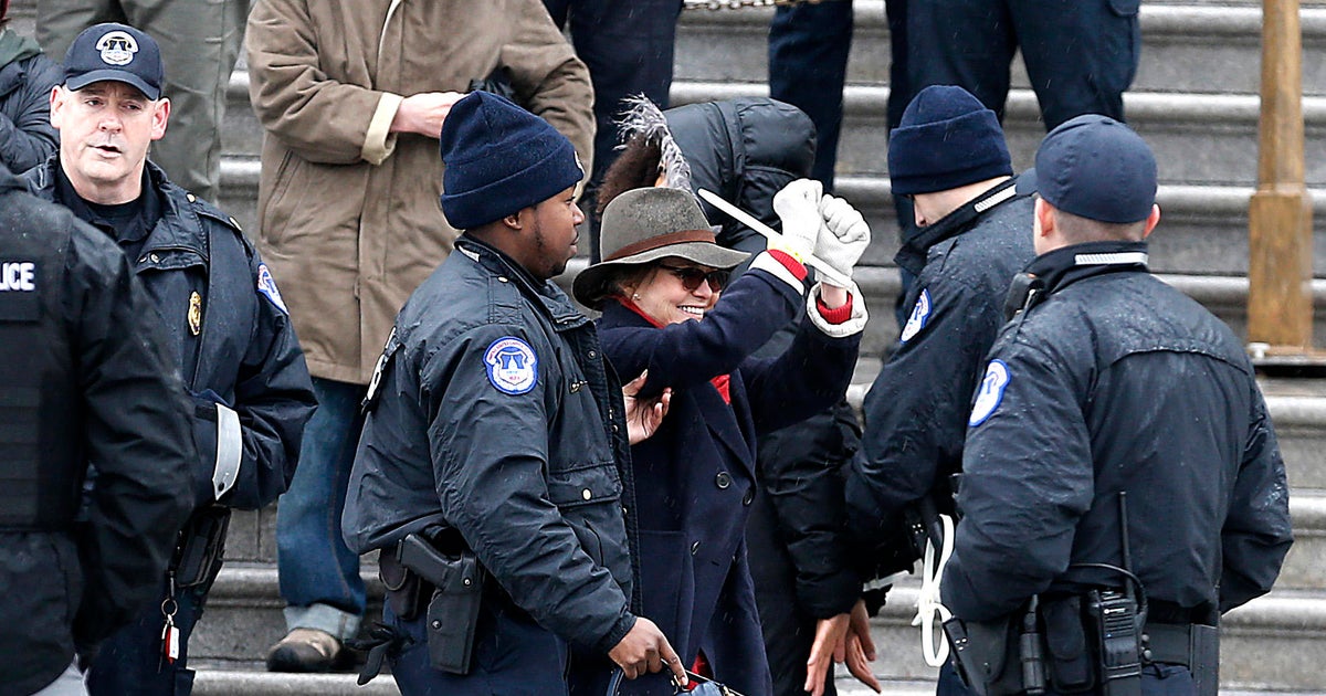 Sally Field arrested during Jane Fonda's weekly climate change protest ...