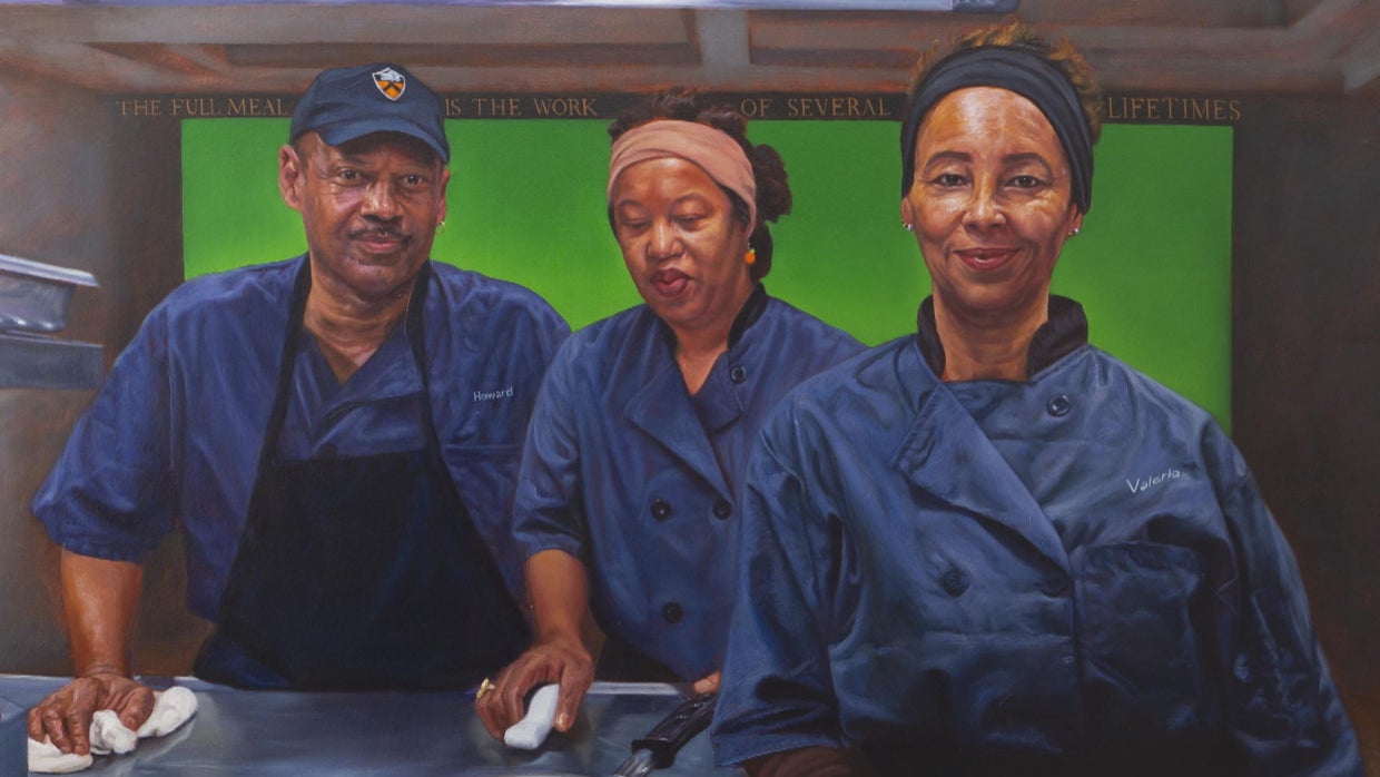 Princeton University portraits give campus workers the spotlight - CBS News