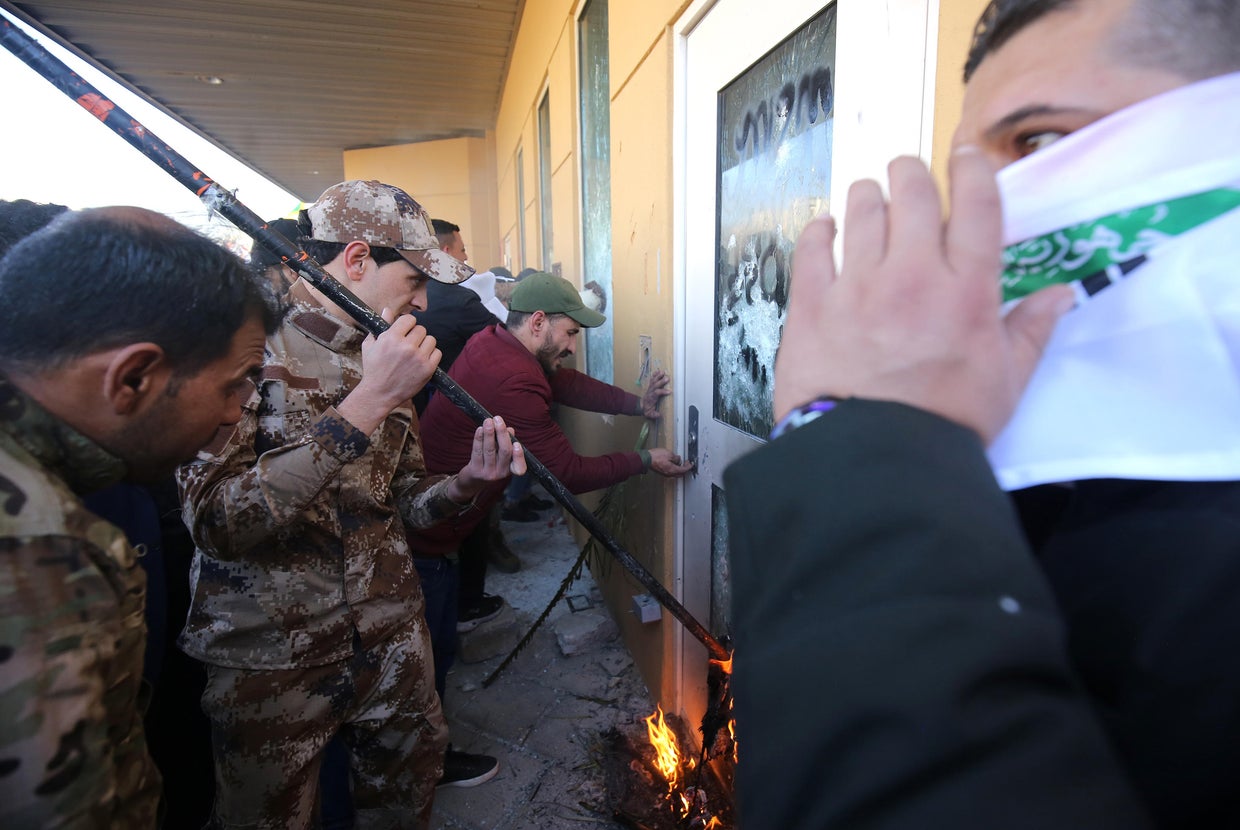 US Iraq airstrikes spark angry protests, attack on American embassy in ...