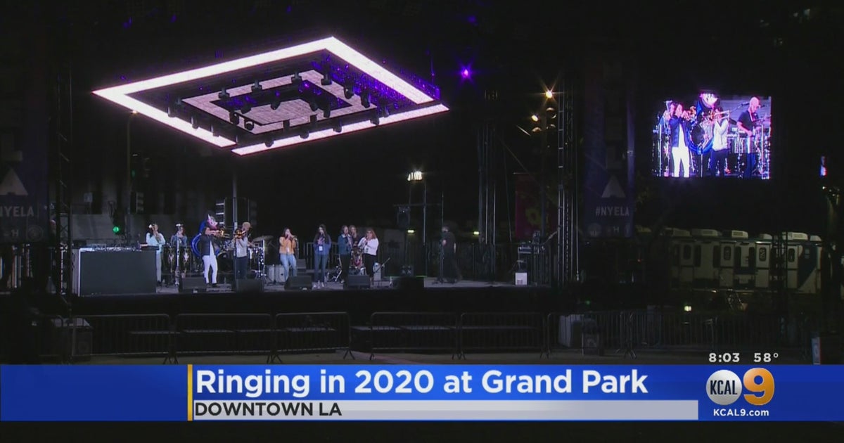 Thousands Ring In 2020 At Grand Park In Downtown Los Angeles - CBS Los ...