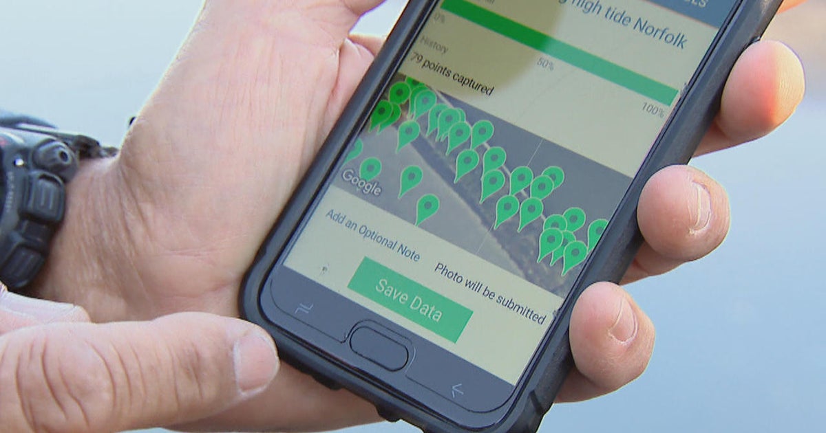 King Tides: Using an app to measure rising sea levels - CBS News