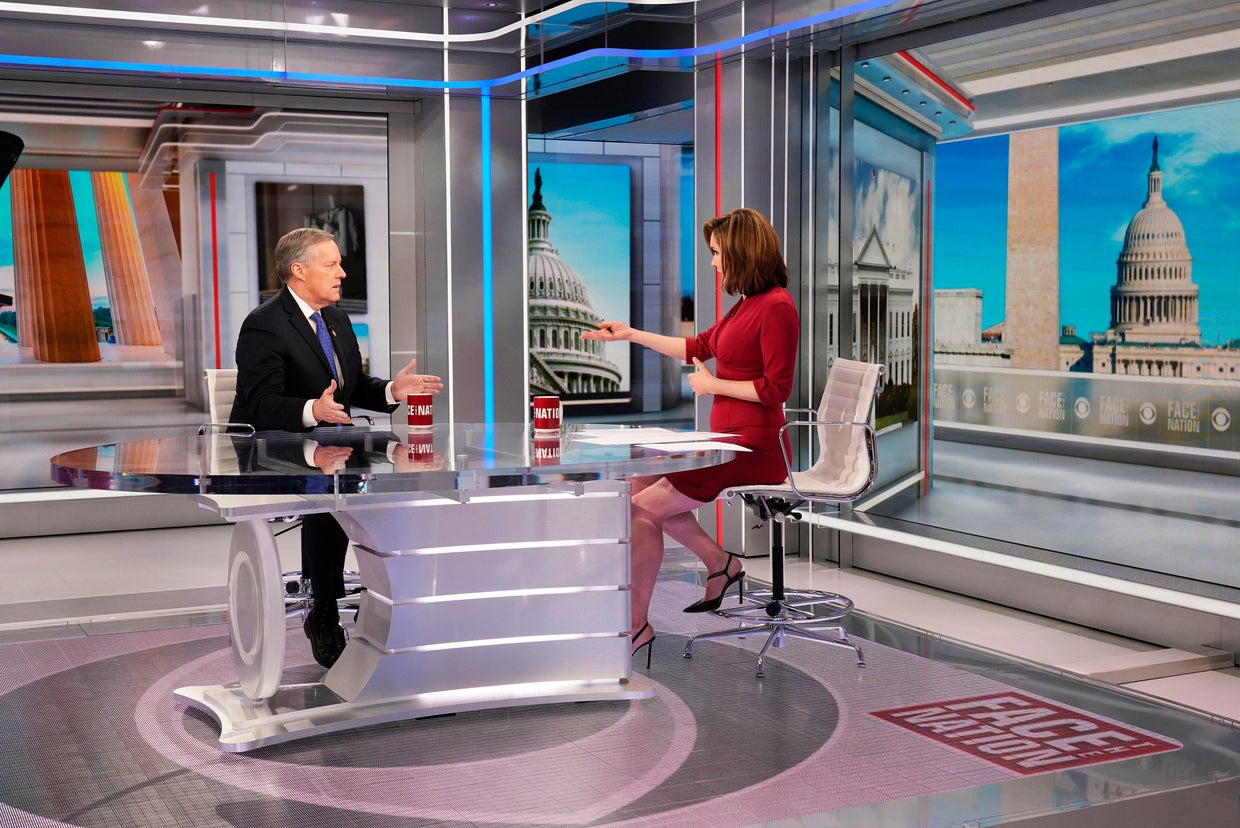 Behind the scenes of "Face the Nation" with Margaret Brennan