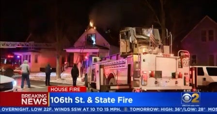 House Fire Displaces 5 People In Roseland - CBS Chicago