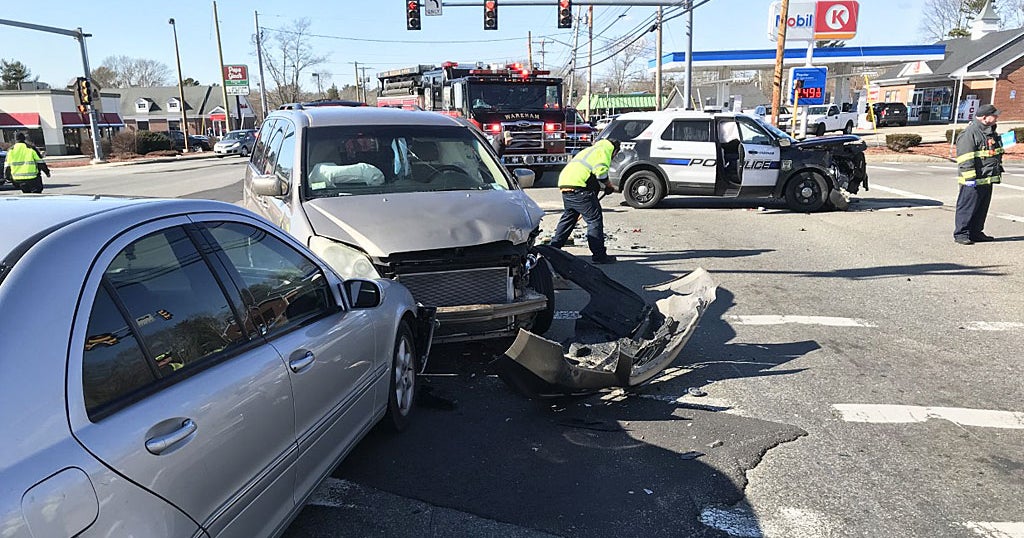 Wareham Police Officer Responding To Emergency Call Involved In Crash ...