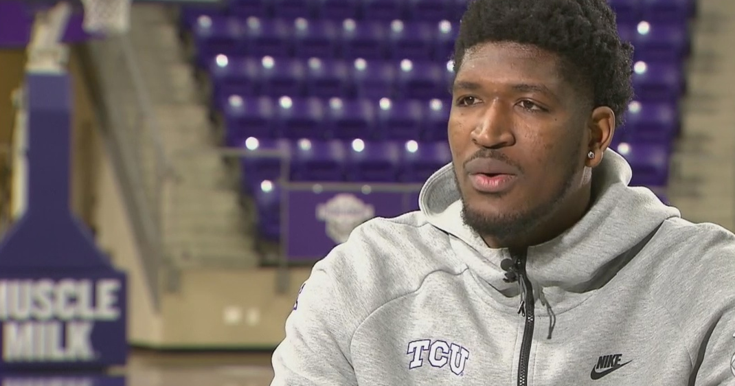 TCU Basketball Player Kevin Samuel Motivated By Tough Times Growing Up ...