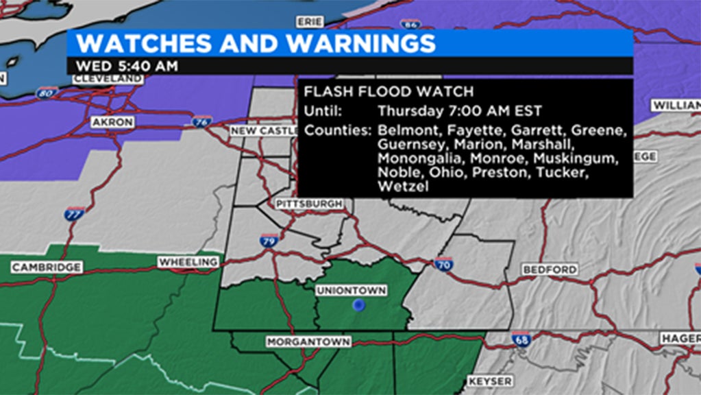 Pittsburgh Weather: Warm Front To Bring Back Rain And Snow, Flash Flood ...