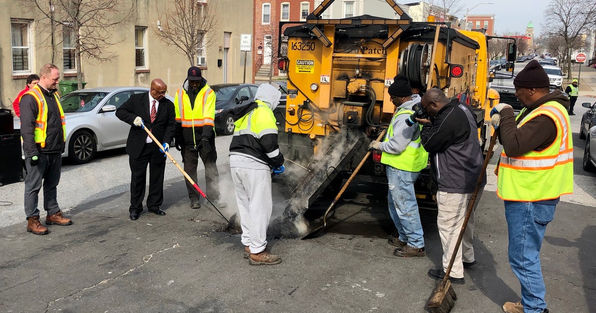 Mayor Young, City Aims To Repair 5,000 Potholes In Baltimore In 50 Days ...