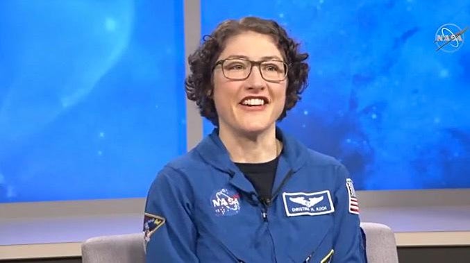 "I feel great": Astronaut Christina Koch loving life on Earth after ...