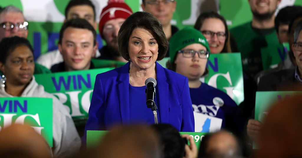 Amy Klobuchar On 3rd Place NH Primary Finish: 'I Came Back And We ...