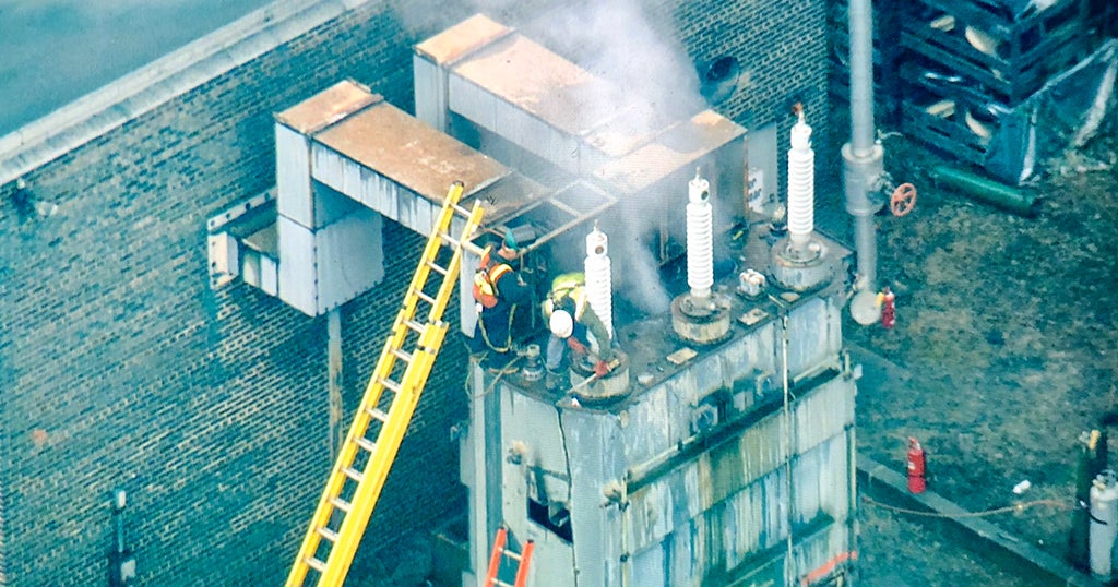 Transformer At Washington Co. Power Plant Catches Fire - CBS Pittsburgh