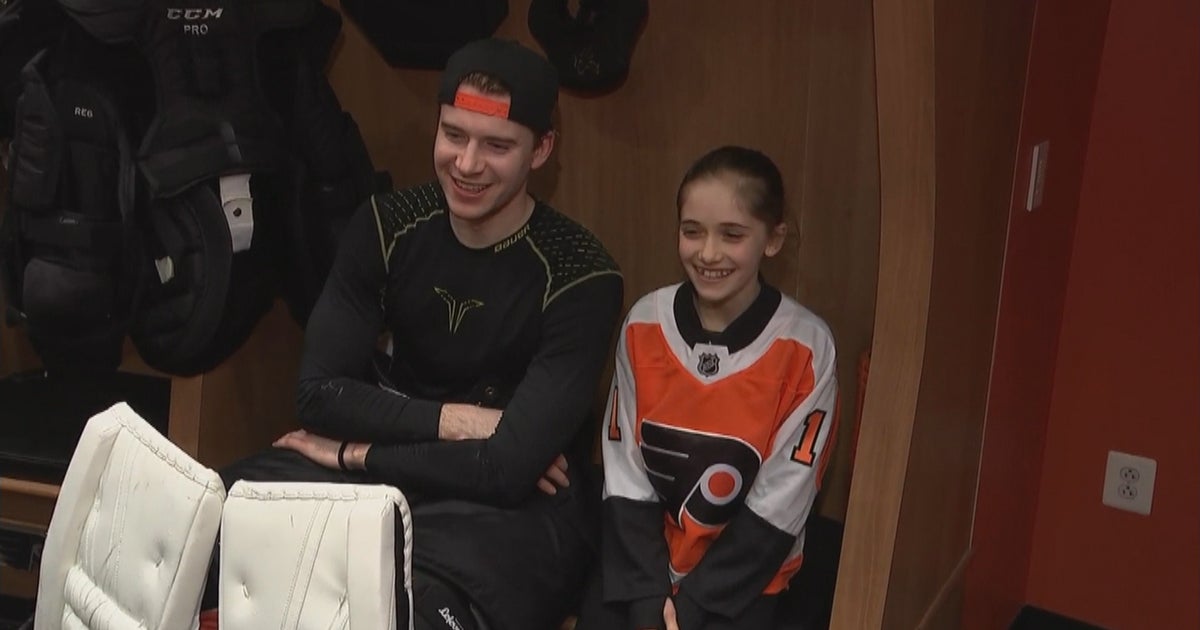 Meeting Flyers Goalie Carter Hart Dream Come True For 12-Year-Old South ...