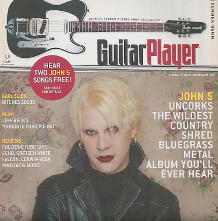 John 5 Guitarist 2013 Interview John 5 Of Rob Zombie Cryptic Rock