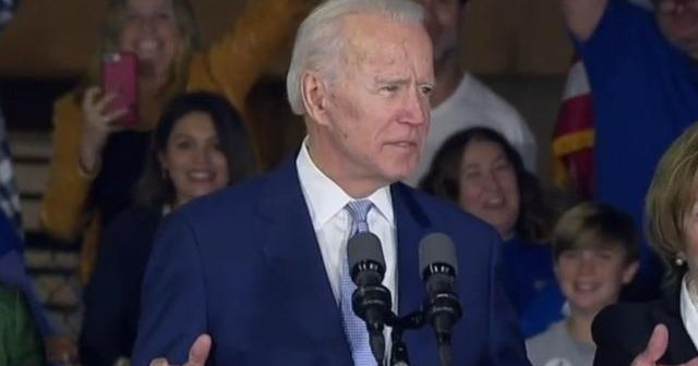 Joe Biden addresses supporters in Los Angeles on Super Tuesday - CBS News
