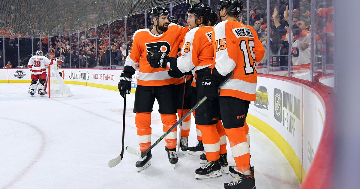 Scorching-Hot Flyers Blast Hurricanes For Eighth Straight Win - CBS ...
