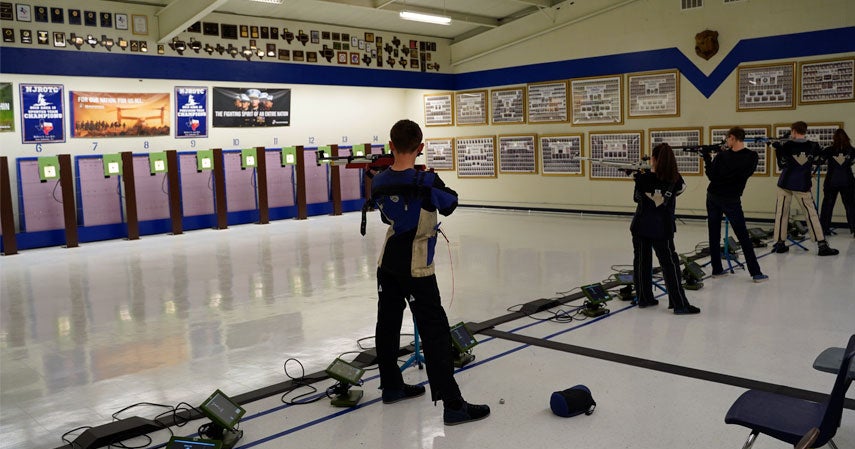Joshua ISD School Receives State-Of-The-Art $78K Shooting Range - CBS Texas