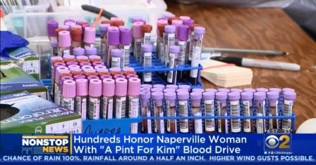 Hundreds Donating Blood To Honor Naperville Woman With 'A Pint For Kim ...