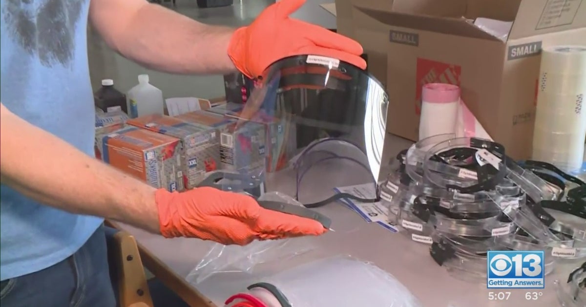 Protection Against Coronavirus: Makeshift Operation Making Medical ...