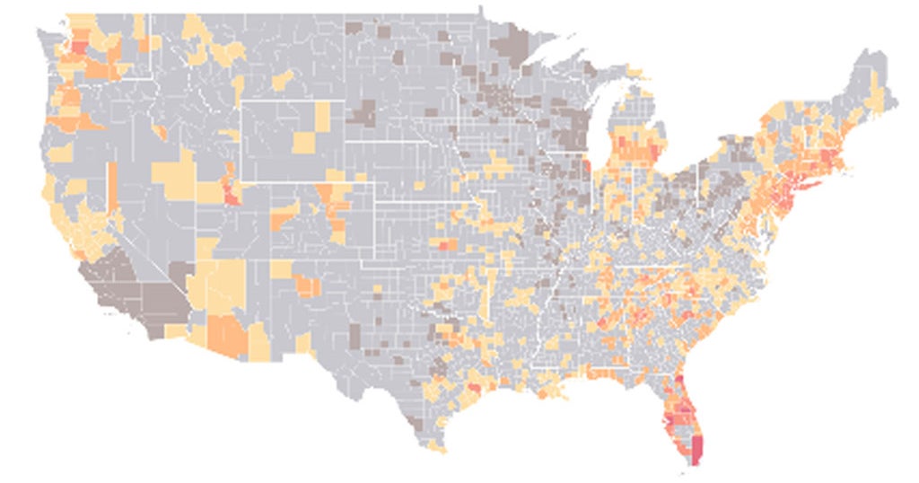 Coronavirus Tracker: Digital Thermometer Fever Map Shows Staying At ...