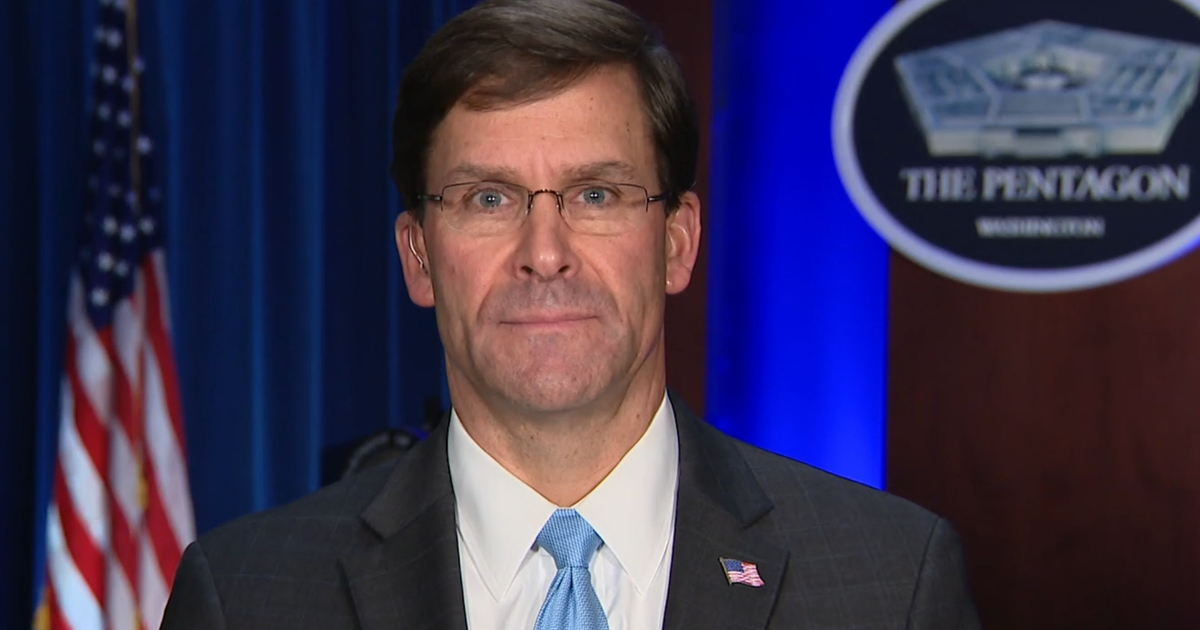 Secretary of Defense Mark Esper on the U.S. military's fight against ...