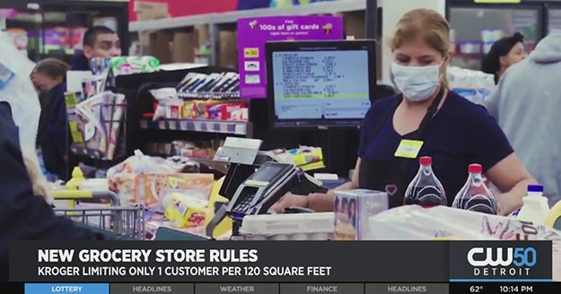 Grocery Stores Are Implementing New Rules To Enforce Social Distancing ...