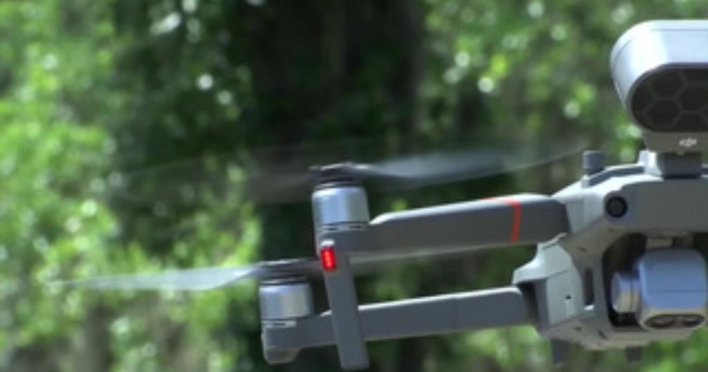 Police Departments Use Drones To Enforce Social Distancing - CBS ...