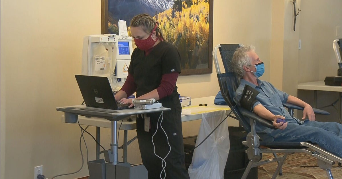 Vail Mayor Donates At Convalescent Plasma Donation Drive - CBS Colorado