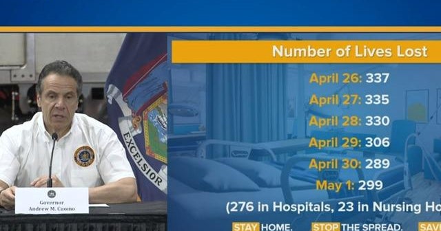 Cuomo: Virus death toll has remained "obnoxiously and terrifyingly high ...
