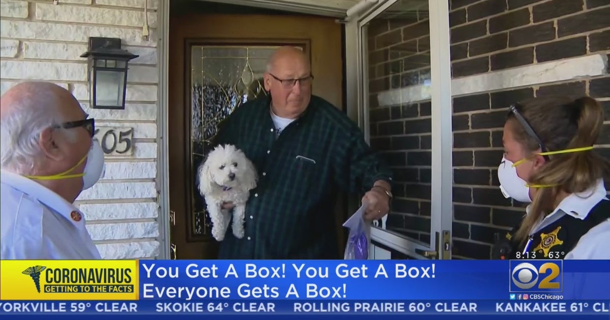 First Responders Deliver Care Packages To Every McCook Residence - CBS ...