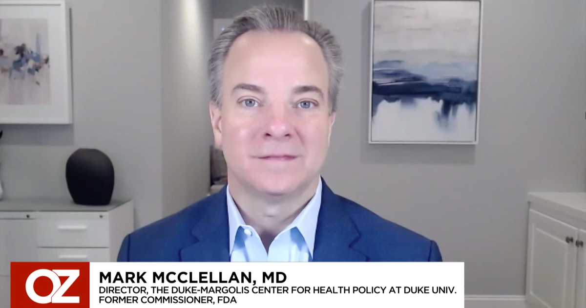 Dr. Oz Asks Dr. Mark McClellan If He Thinks The New Normal Is Dependent ...